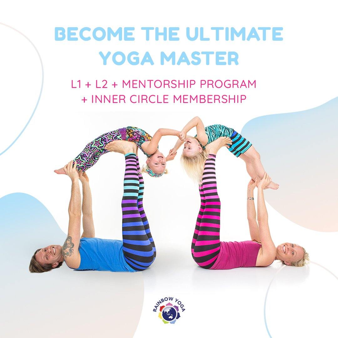 Ultimate Rainbow Yoga Master: 150-hr consist of Leve...